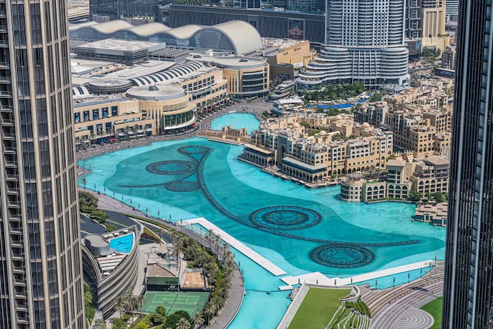 Skyline Grand 4br Burj Khalifa Fountain Views Ps5 - Dubaï