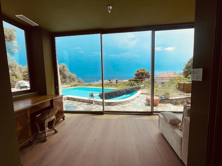Villa Piscine Vue Mer Jardin - バスティア