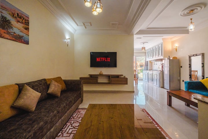 Appartement Moderne Parking & Check-in Autonome - Marrakesh