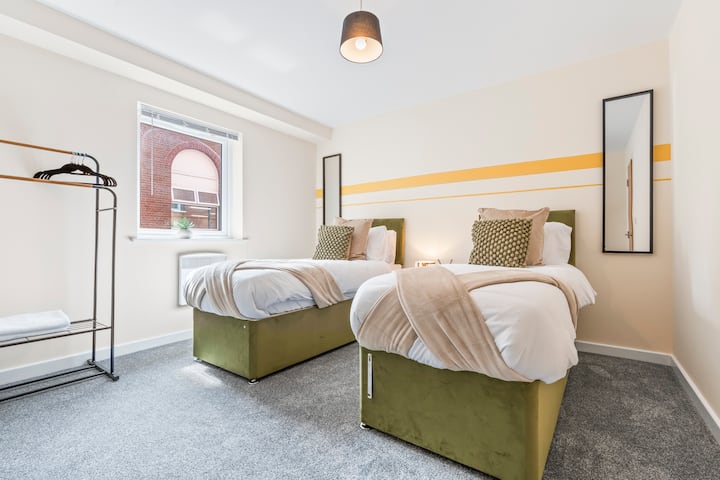 Cosy 3-bed | Central Flat | Guests 7 | Wifi - Leicester