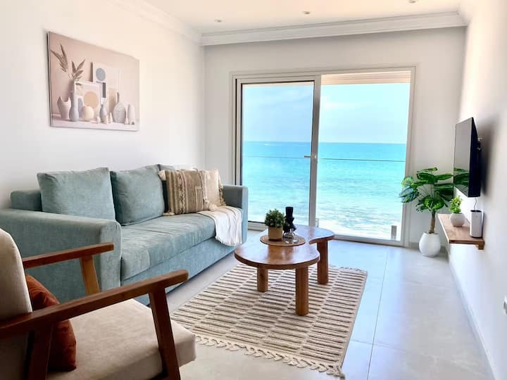 L’écume Blanche - Appartement Pieds Dans L’eau - La Marsa