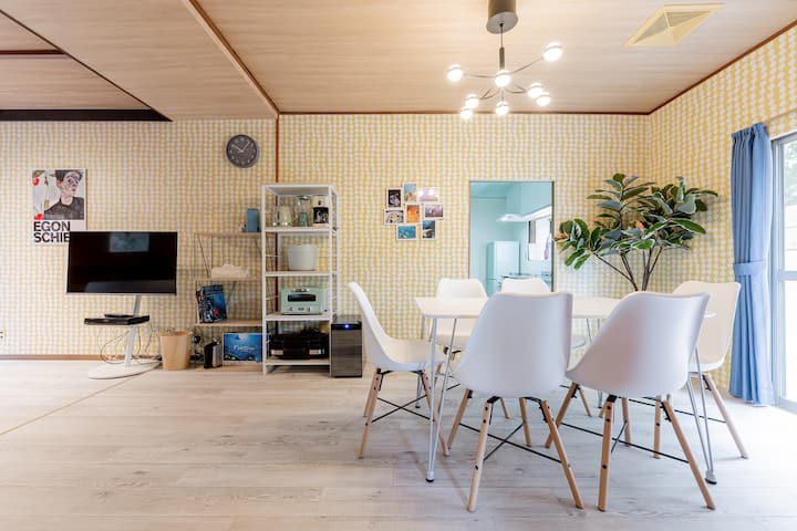 桜並木/富戸駅徒歩2分/グランパル 一碧湖 大室山 10分/ダイビング/釣りbbq 海近/P4台 - Itō