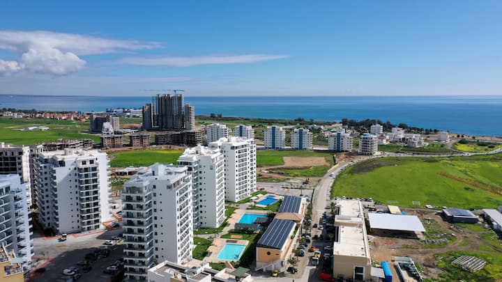 Caesar Resort Remus Blok Deniz Manzaralı 1+1 Daire - Cyprus