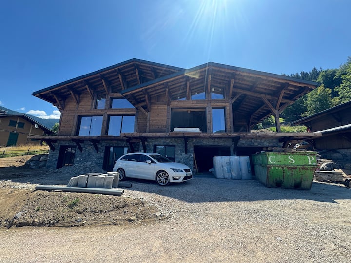 Chalet Neuf 7 Chambres Avec Sauna, Jacuzzi, Cinéma - Abondance