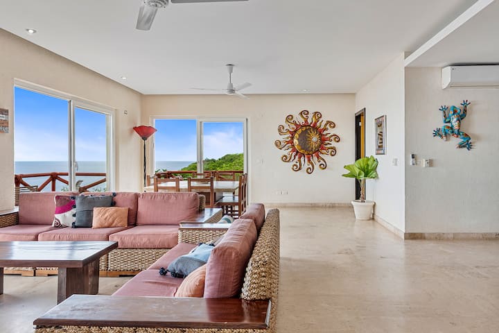 Ocean View 3br Condo | Pool + Walk To Beach - Sayulita