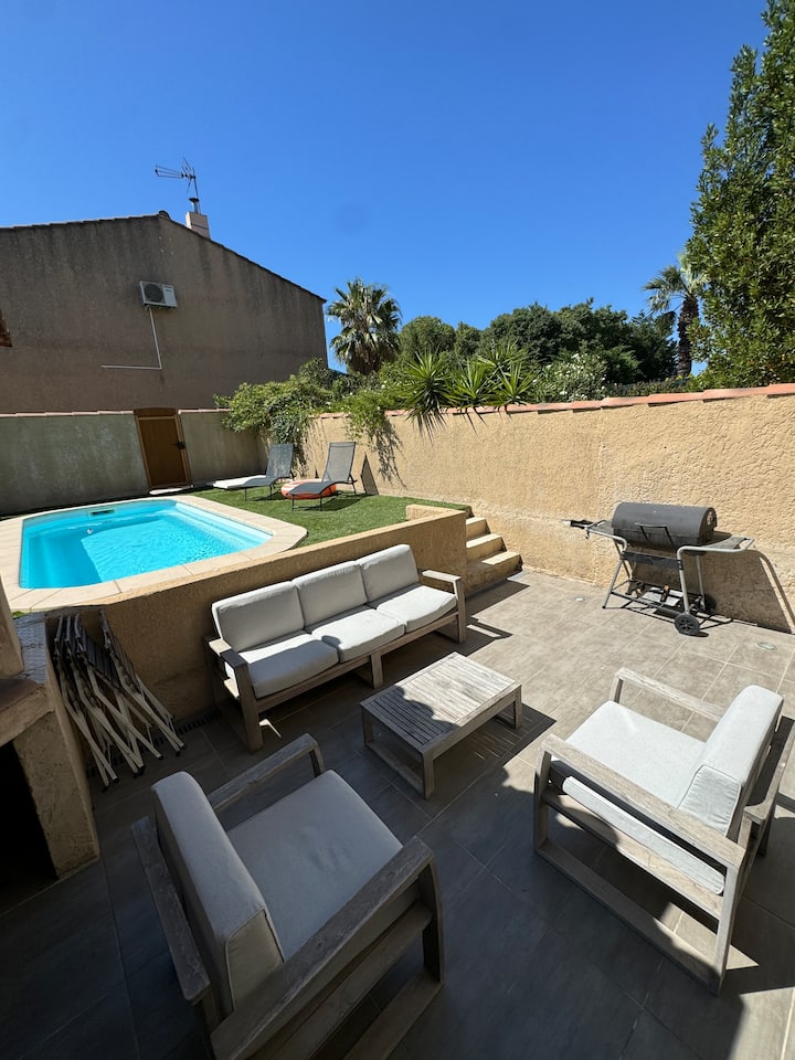 Superbe Villa 3 Chambres Piscine Clim Parking - Vitrolles