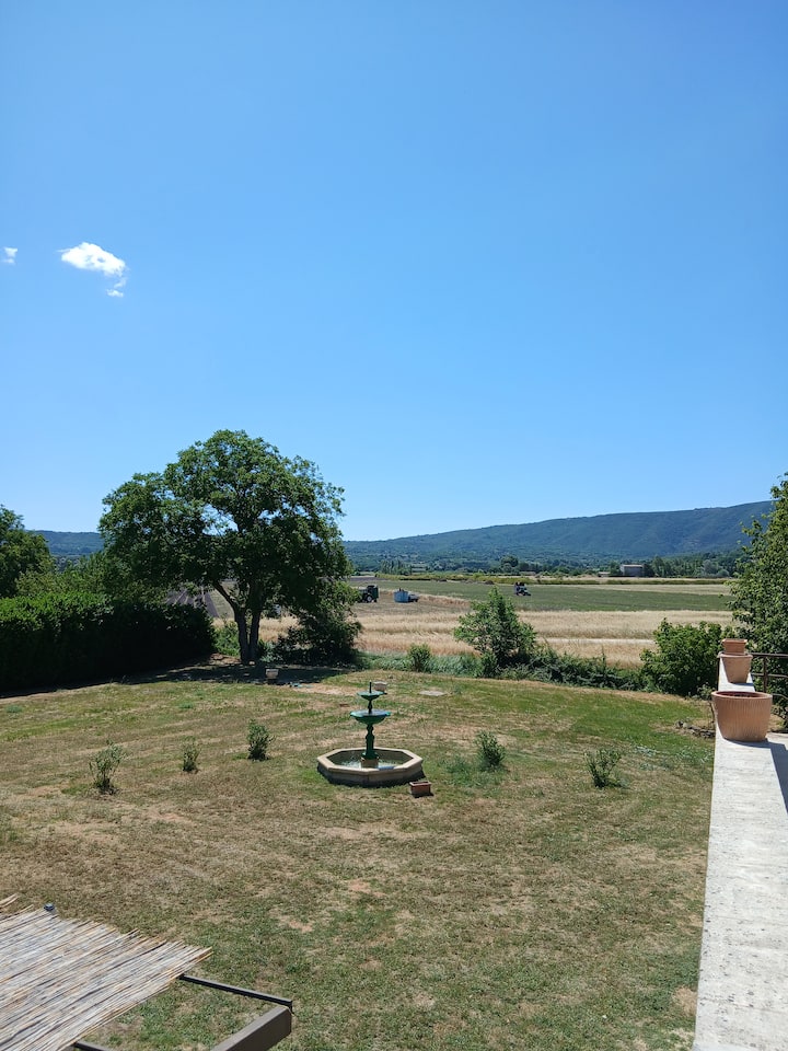Appartement Bonnieux, Terrasse. - Gordes