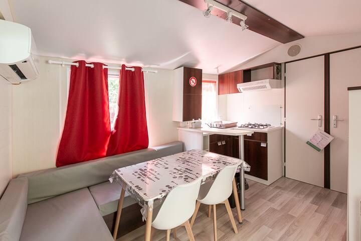 Mobilhome Climatisé 4 Personnes - Saint-Martin-Vésubie