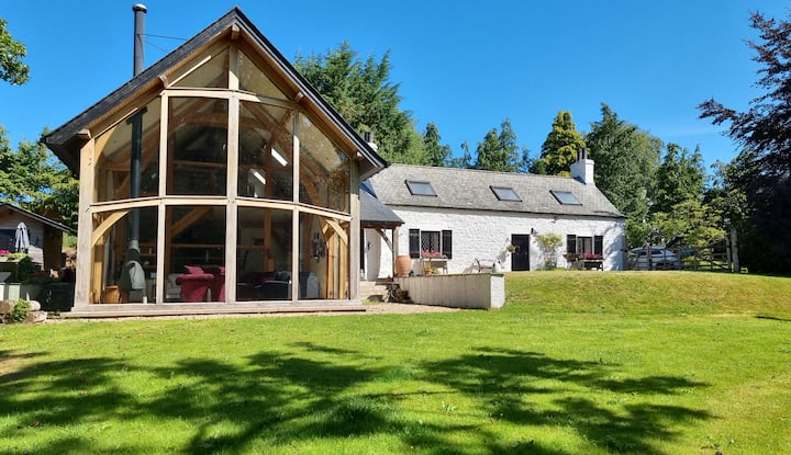 Oakframe Cottage With Private Garden In Angus, - Glamis Castle