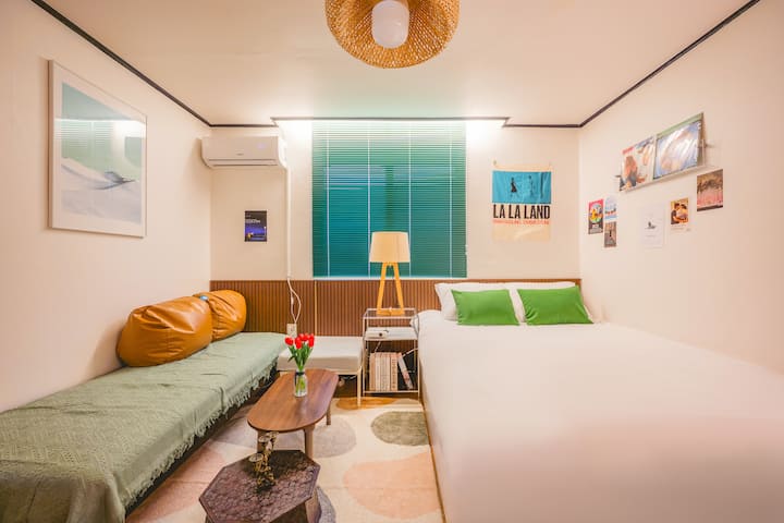 Kspo돔/올림픽공원/잠실야구장/롯데월드타워/코엑스/강남/중앙보훈병원/9,5호선/투룸4인실 - 미사1동