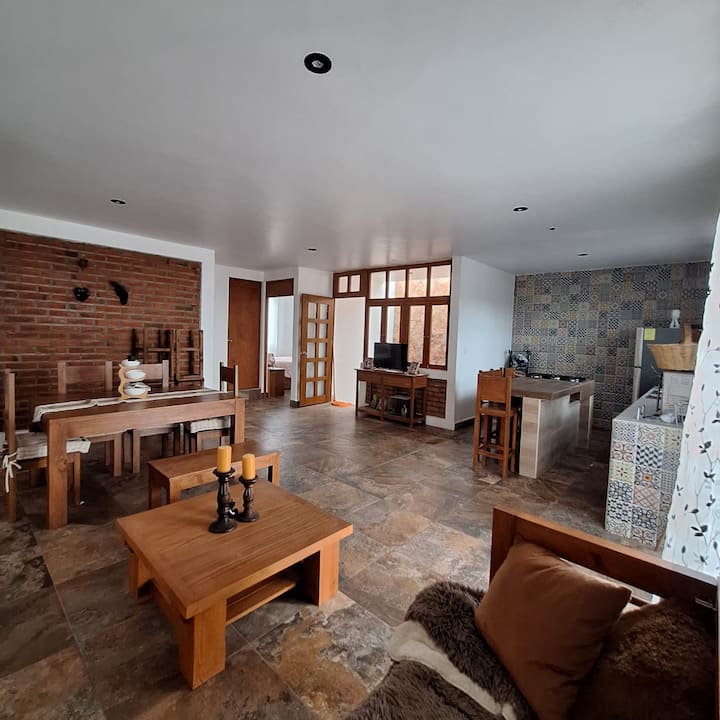 Departamento Con Jardín, Pozos - San Luis Potosí