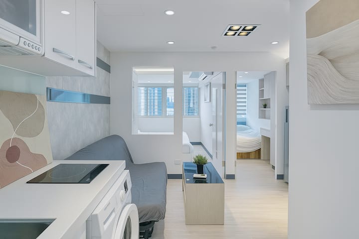 Taipeimainstation/2bedroom/5people/3minmrt/freegym - 
