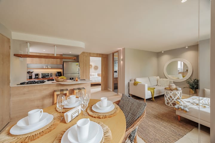 Cozy New Apt | A/c, 500mb, Stylish, Near To Tesoro - Medellín, Colombia