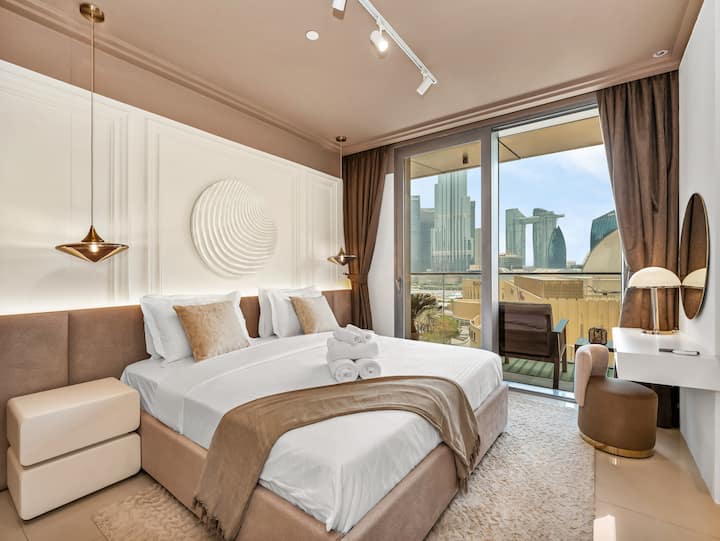 Burj + Fountain View 1br | Connected To Dubai Mall - Dubái