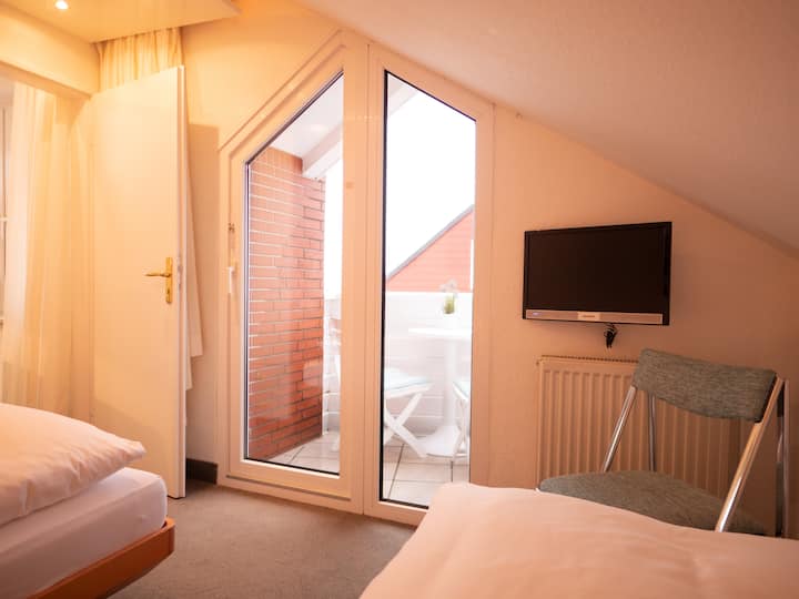 Haus Nickels - Appartment Seitenbalkon Seeblick - Helgoland