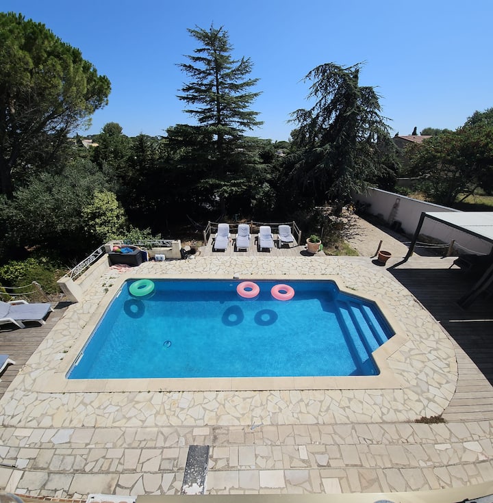 Maison Familiale, Piscine, Plages, Lac,montpellier - Montpellier