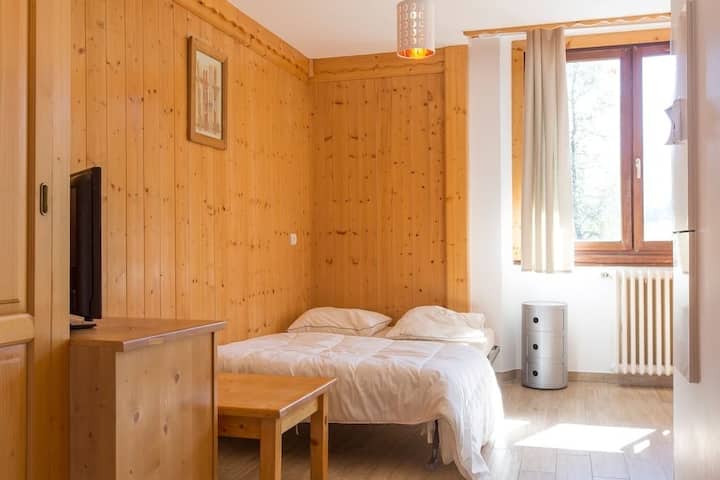 Studio Fonctionnel à Combloux – Idéal Pour 2 - Sallanches