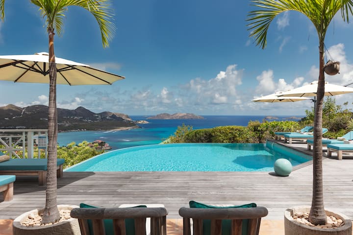 Luxury Villa St Barth With Ocean View, Pool & Gym - Saint-Barthélemy
