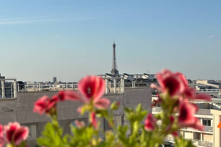 Appartement Vu Tour Eiffel. - ibis budget Paris Porte de Vanves