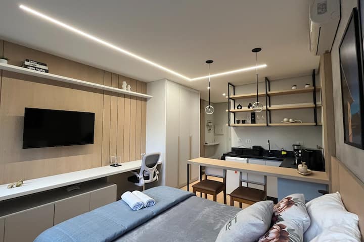 Studio Moderno No Centro/batel - Curitiba