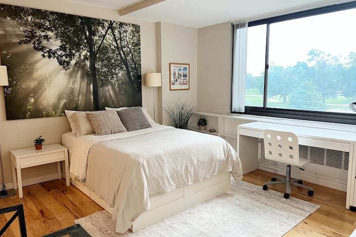 Bright Studio With Park Views - Arlington, VA
