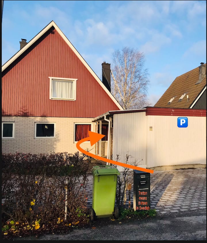 Studio I Hus Med Egen Ingång Centralt Läge - Stockholm-Arlanda Airport (ARN)