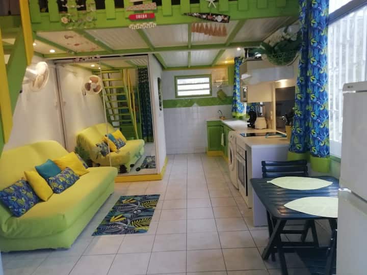 Studio Mezzanine Proche Plage Sainte Anne - Guadalupe