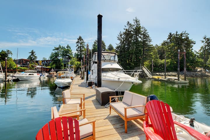 2 Bdr Suite, Oceanfront Beach/dock 15 Min Victoria - Sidney