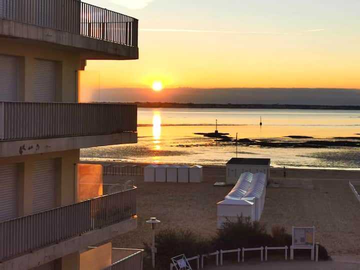 Studio Vue Mer Accès Direct Plage - Plage Le Pouliguen