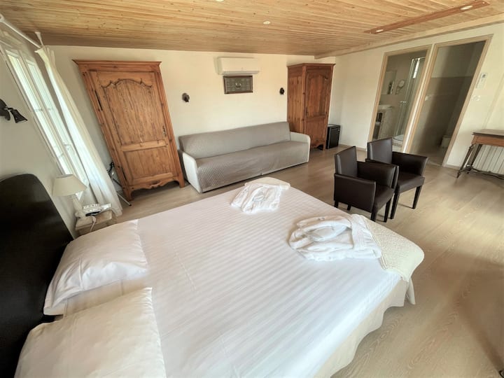 Chambre Corail 4 Pers Avec Piscine Au Clos Rhéa - Île de Ré