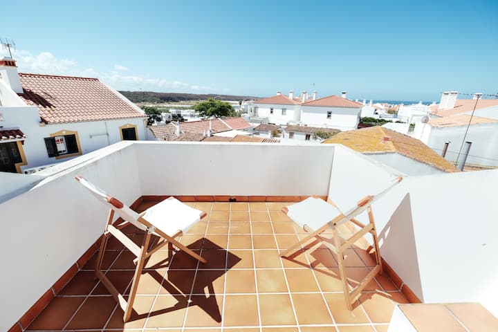 Areias De Milfontes Apart. T3-costa  150 Mts Praia - Vila Nova de Milfontes