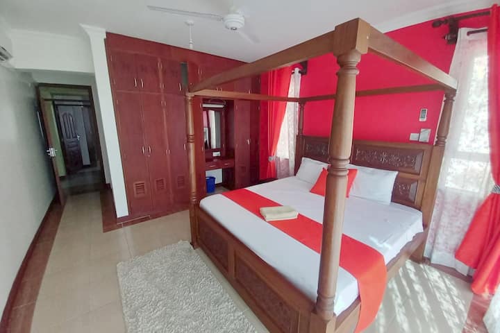 Family Friendly Escape -3br Chic Aprt, Nyali - Mombasa