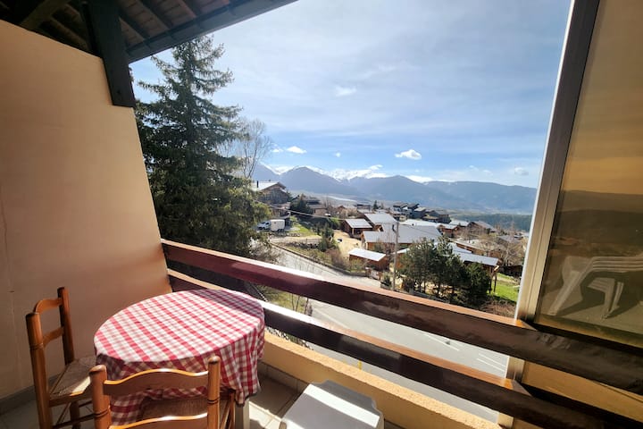 Appart Centre Avec Vue Sur Montagne Garage Et Wifi - Font-Romeu-Odeillo-Via