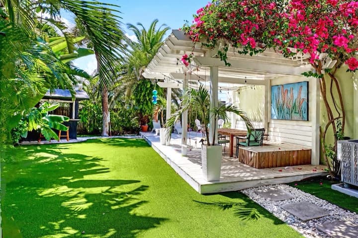 Beachside Tropical Oasis | 65 Steps To Beach - Cape Canaveral, FL