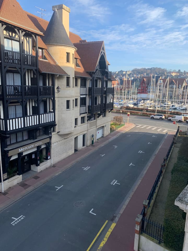 Deauville,vue Port,appartement2chambres,5pers,wifi - Touques