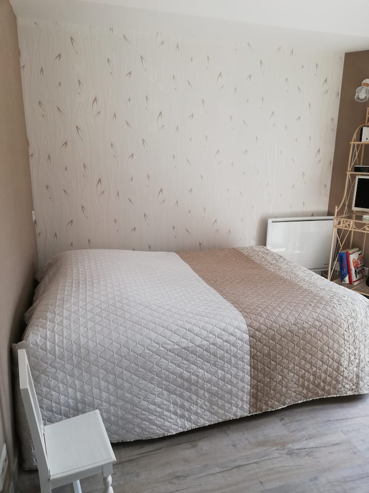 Chambre Lit Double Tout Confort Sdb Privée - Ornans