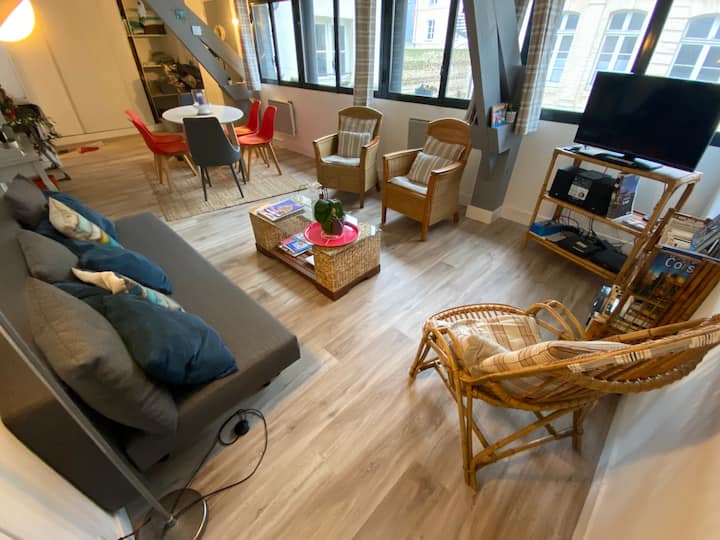Loft Au Coeur De La Ville,  Parking  Linge Compris - Dieppe