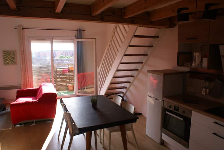 Duplex Lumineux Et Calme - Portet-sur-Garonne