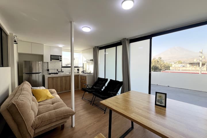 Apartamento En Terraza Con Vistas A Los 3 Volcanes - Arequipa