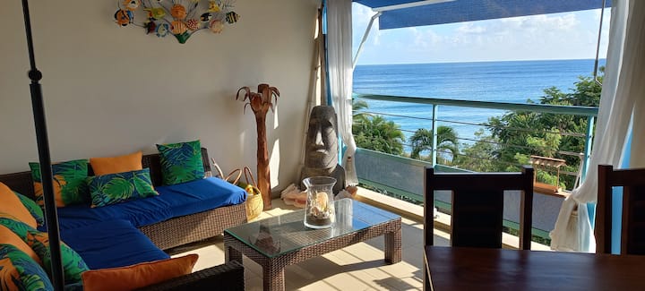 Appartement Face Au Rocher Du Diamant. - Martinica