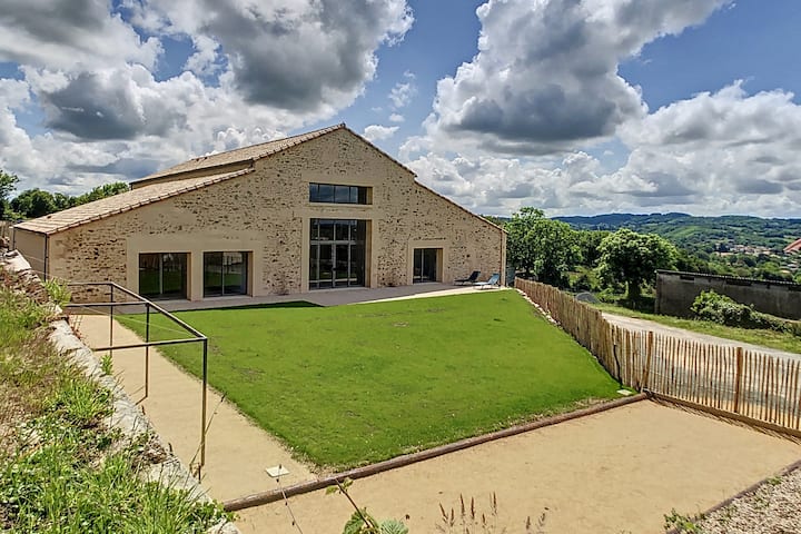 Au Vent Des Collines Gîte 15 Pers Piscine Couverte - Puy du Fou