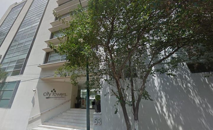 Depto A 2 Min D Museo Soumaya (Gym & Pool) - Cidade do México