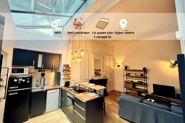 Le Cocon Urbain - 4 Pers. Hyper Centre Et Terrasse - Lille, France