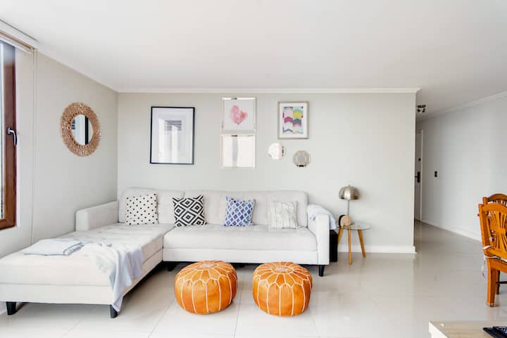 Depto. Jardin Del Mar: Wifi - 3d2b/6pax - 2 Est. - Viña del Mar