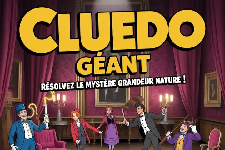 Cluedo Géant Dans Un Logement - Amusez-vous - コンドン
