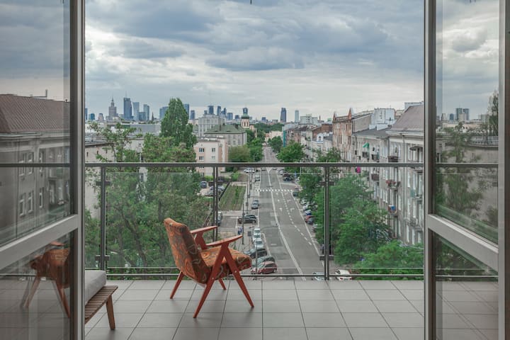 Warsaw Sunset Loft With Terrace. Free Parking - Varsovia