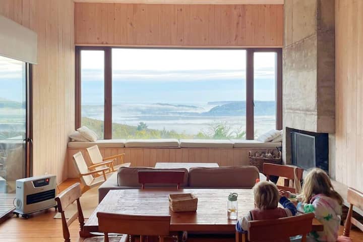 Mejor Vista De La Zona En Casa Moderna - Chile