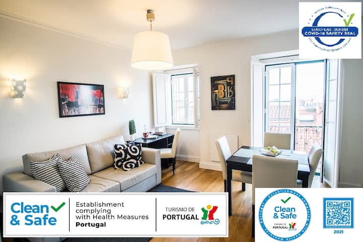 Charming T3 Apartment At Downtown - Alvalade