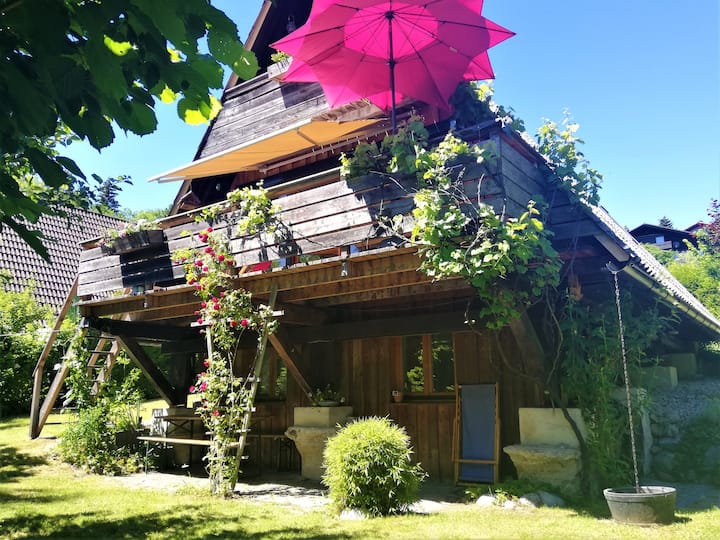 Charming Chalet With Private Garden In Nature - Traunstein