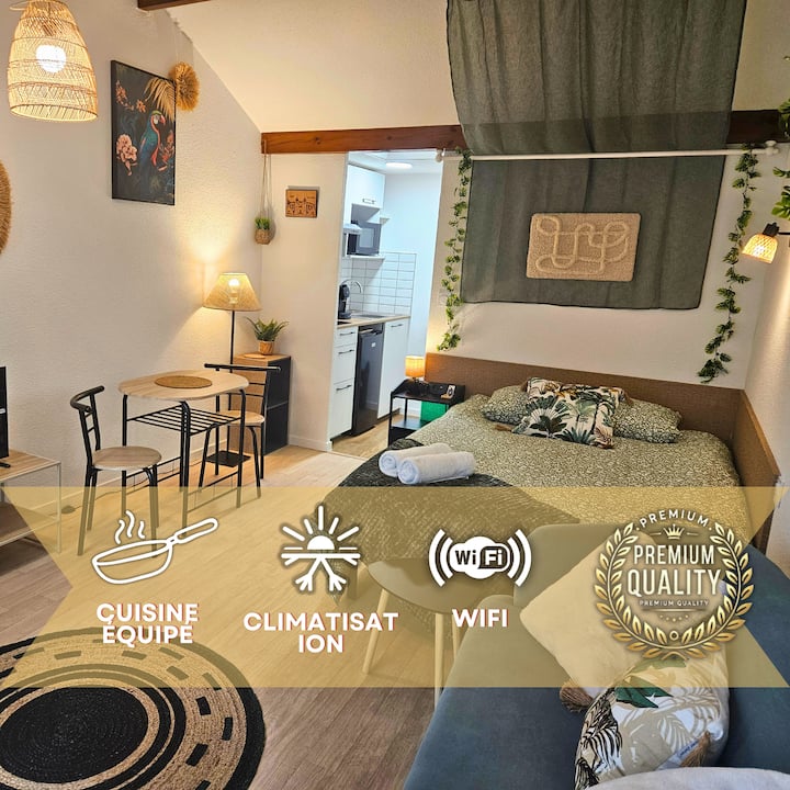 Fontaine - Centre - Wifi - Clim - Dax